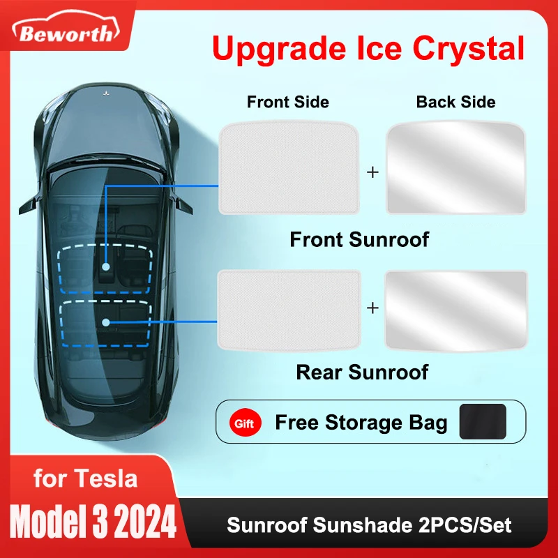for-Tesla-Model-3-Highland-2024-Upgrade-Ice-Crystal-Sunroof-Sunshade ...