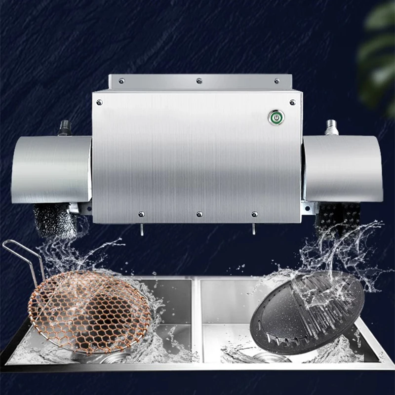 Baking pan and grilling mesh cleaning machine, grate brushing and ...