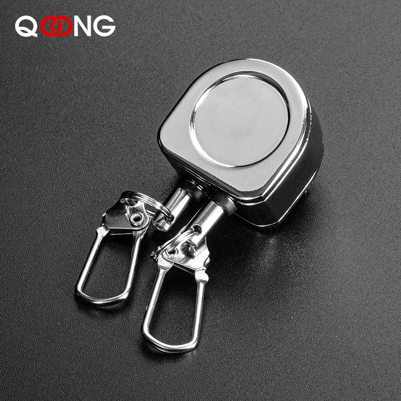 43CM-Unique-Double-Headed-Key-Chain-Multifunctional-Roll-Retractable ...