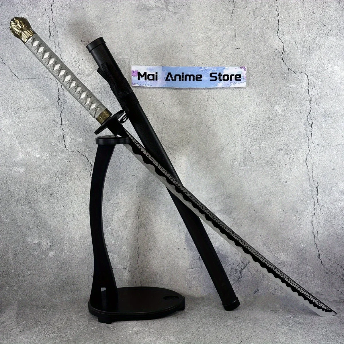 40inch Elden Katana Moon Sword Anime Cosplay Prop Wooden Ninja Knife ...