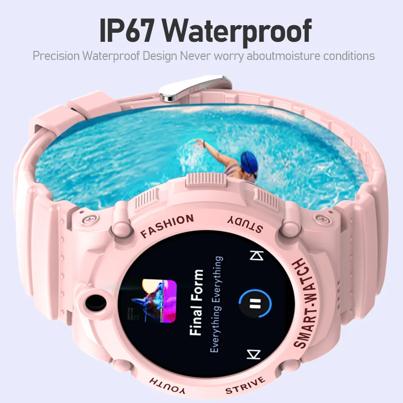 MKTEL-Rel-gio-Inteligente-para-Crian-as-SOS-C-mera-Cart-o-Sim-Prova-D ...