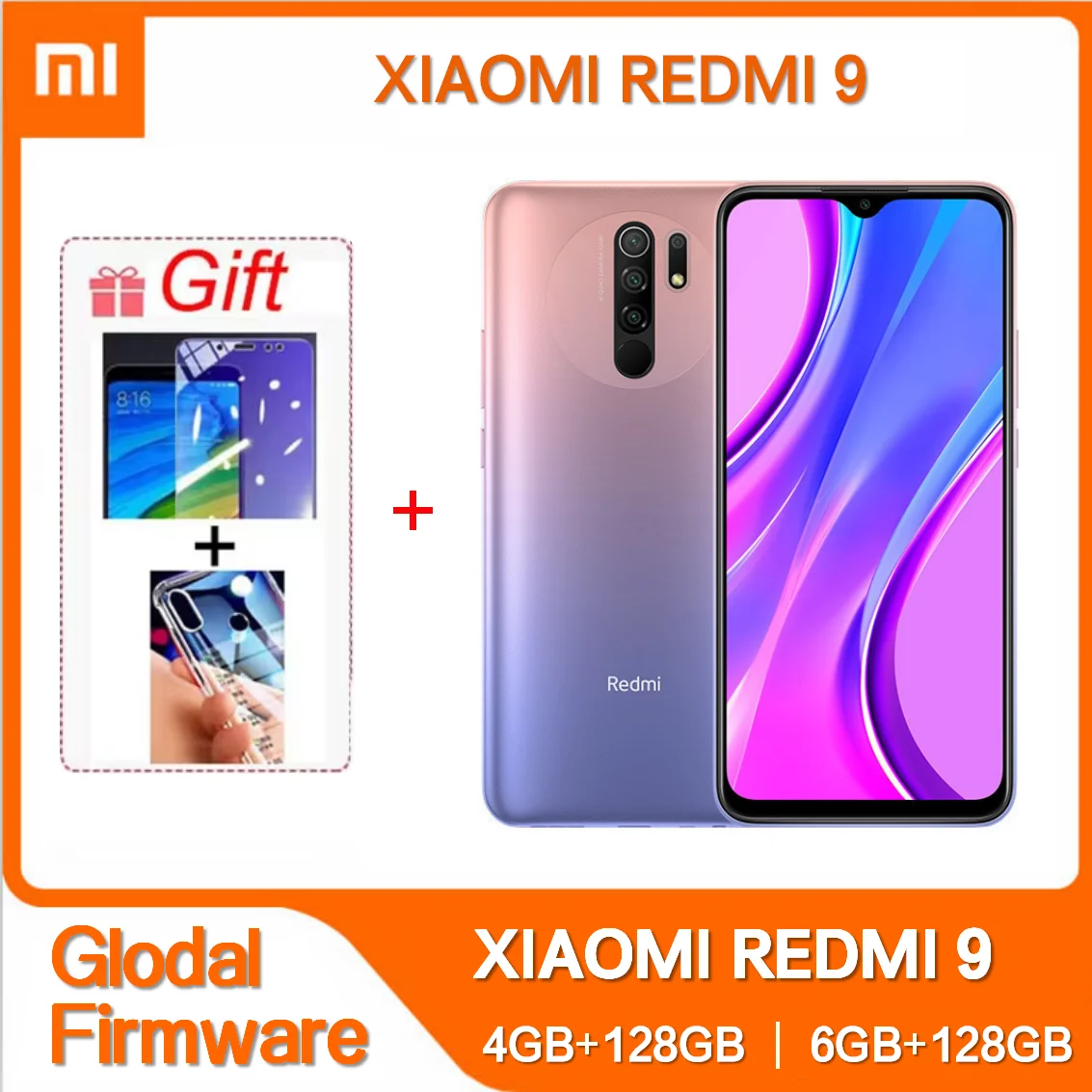 Original-Xiaomi-Redmi-9-4GB-64GB-128GB-Smartphone-5020-mAh-MediaTek ...