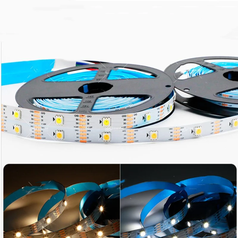 Decorative-LED-Strip-Light-WS2815-5050-Addressable-Single-Color-DC12V ...