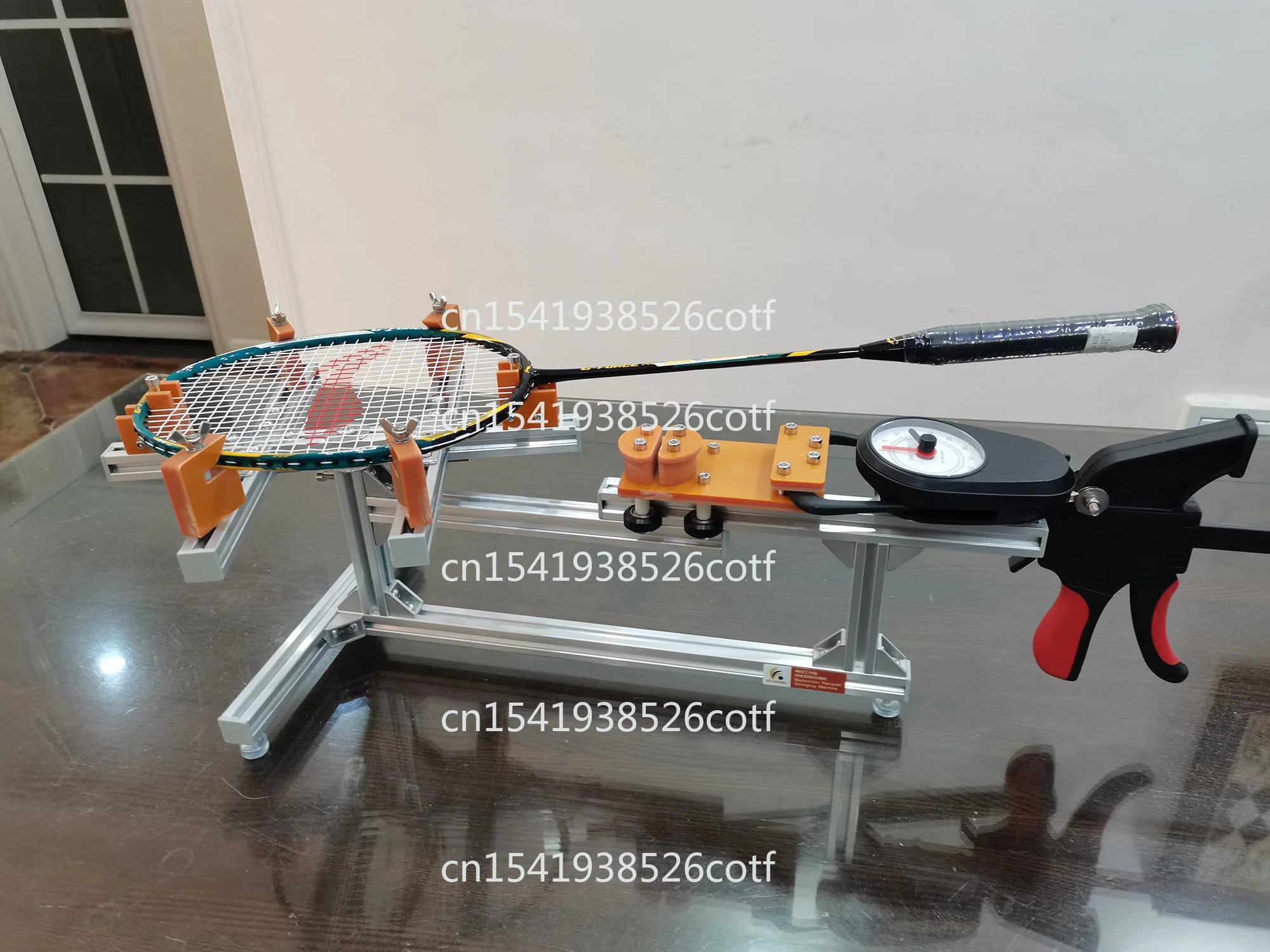 Flat Pull Style Badminton Racket Stringing Machine 20-32 Pounds Racquet ...