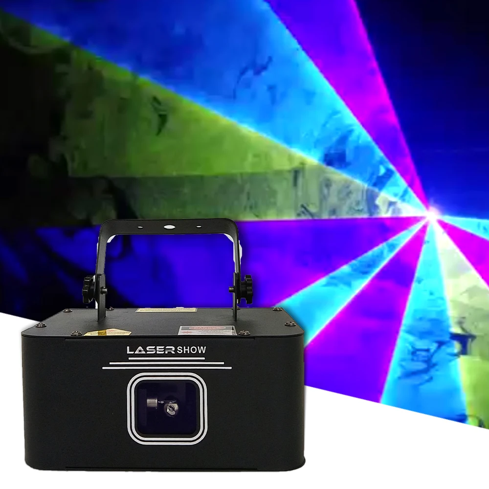 RJ45-XLR-2W-RGB-Animation-Beam-Scanner-Stage-Laser-Light-Projector-DJ ...