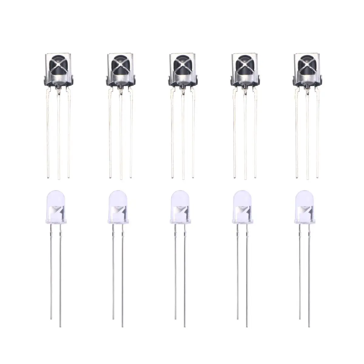 5 Pairs Ir Emitter Receiver Set Premium Infrared Diode 18 20M Long ...