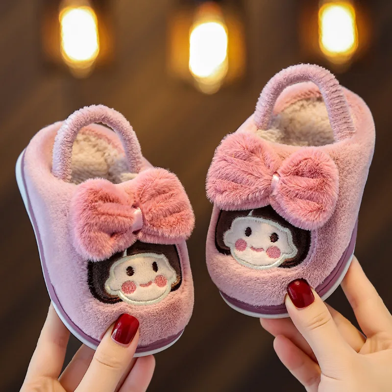 Kids Indoor Slippers Girls | Winter Shoe Baby Girl Home | Children's ...