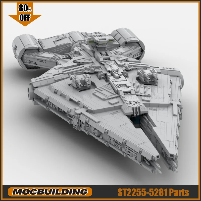 MOC-Building-Block-Space-Light-Cruiser-DIY-Brick-Model-Battleship ...