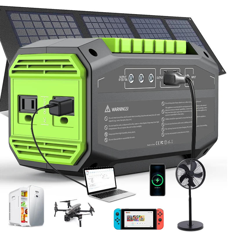 Large-Capacity-Power-Pack-200W-Portable-Smart-Solar-Power-Generator ...