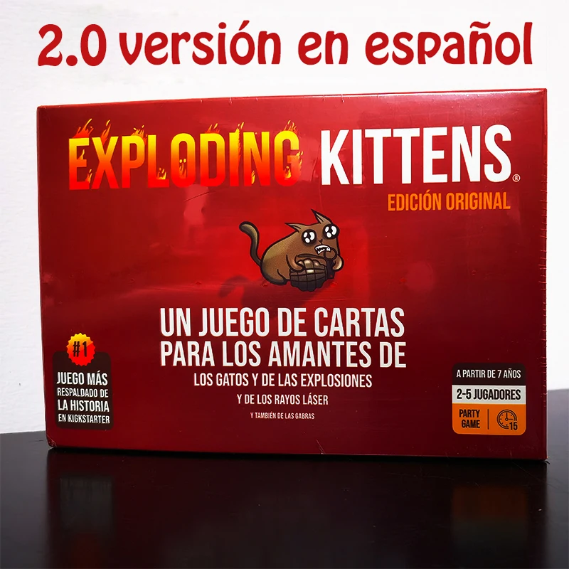 Exploding-Kittens-espa-ol-Board-Game-For-Family-Party-Card-Game-For ...