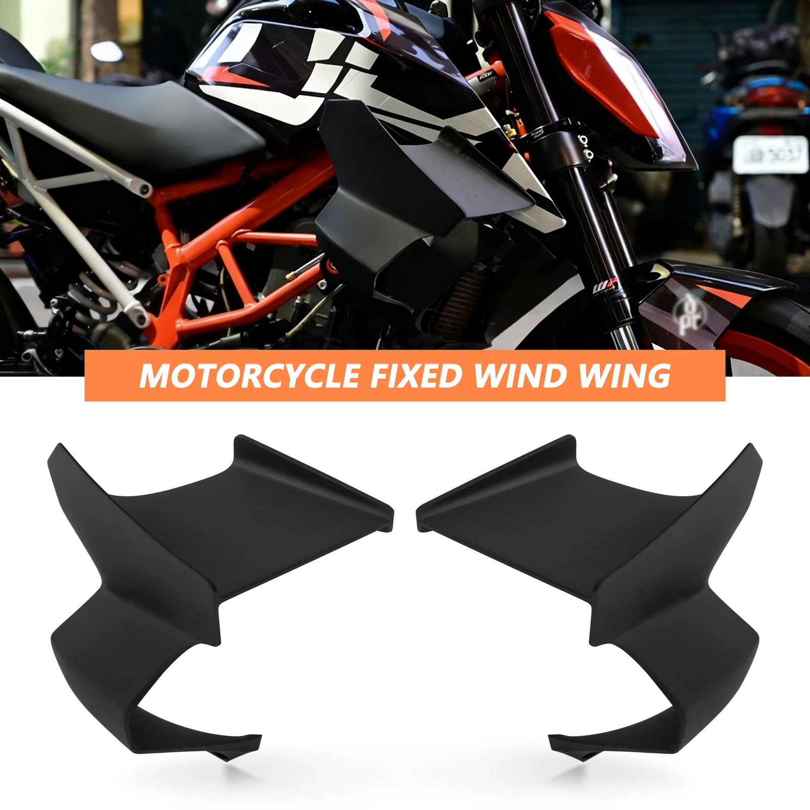 For KTM DUKE 390 2017 New Motorcycle Side wing side spoiler motorcycle ...