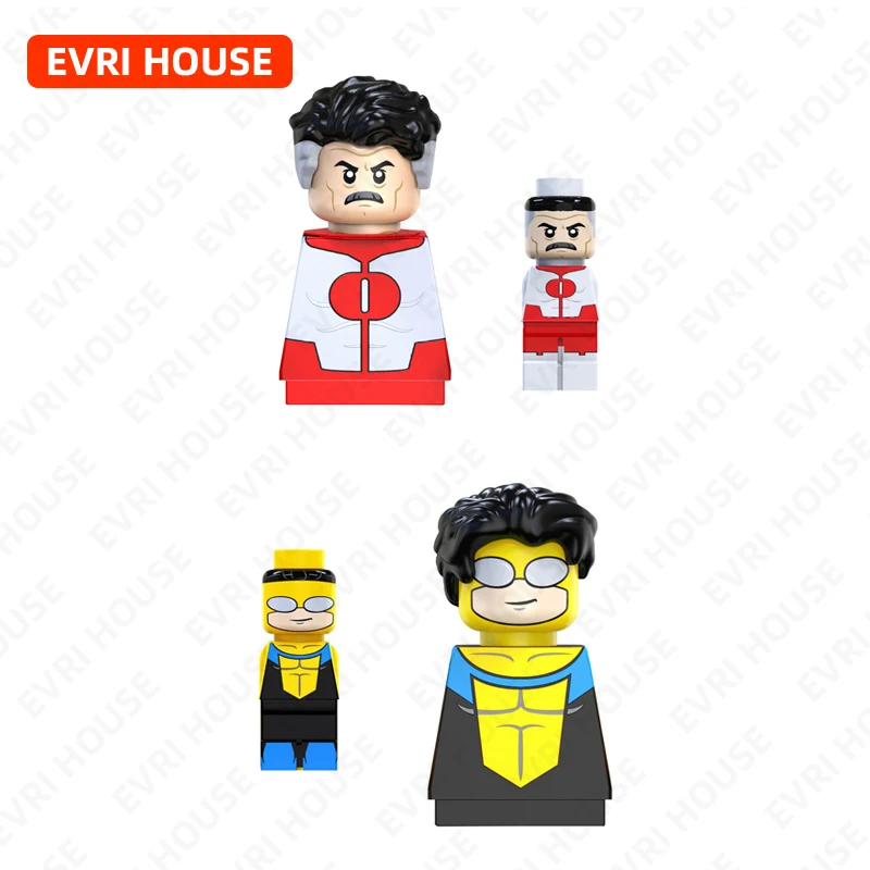 Invincible-Mini-Action-Figures-Omni-Man-Mark-Nolan-Grayson-Anime-Movies ...