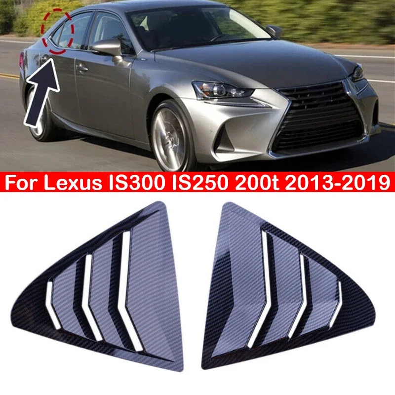 For-Lexus-IS300-IS250-200t-2013-2019-Car-Rear-Louver-Window-Side ...