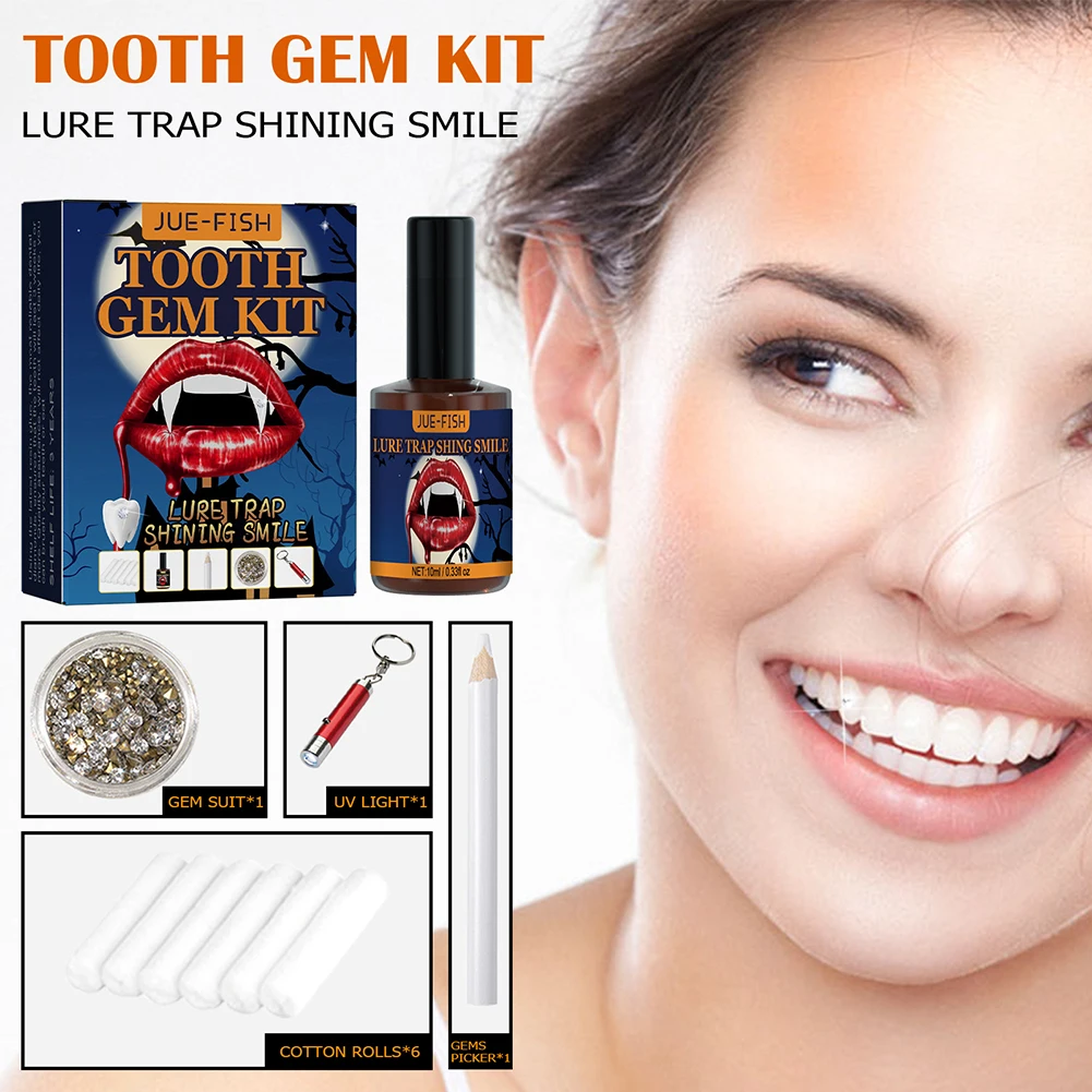 DIY-Tooth-Gems-Kit-with-Crystals-Sturdy-Tooth-Jewelry-Gems-Kit-with ...