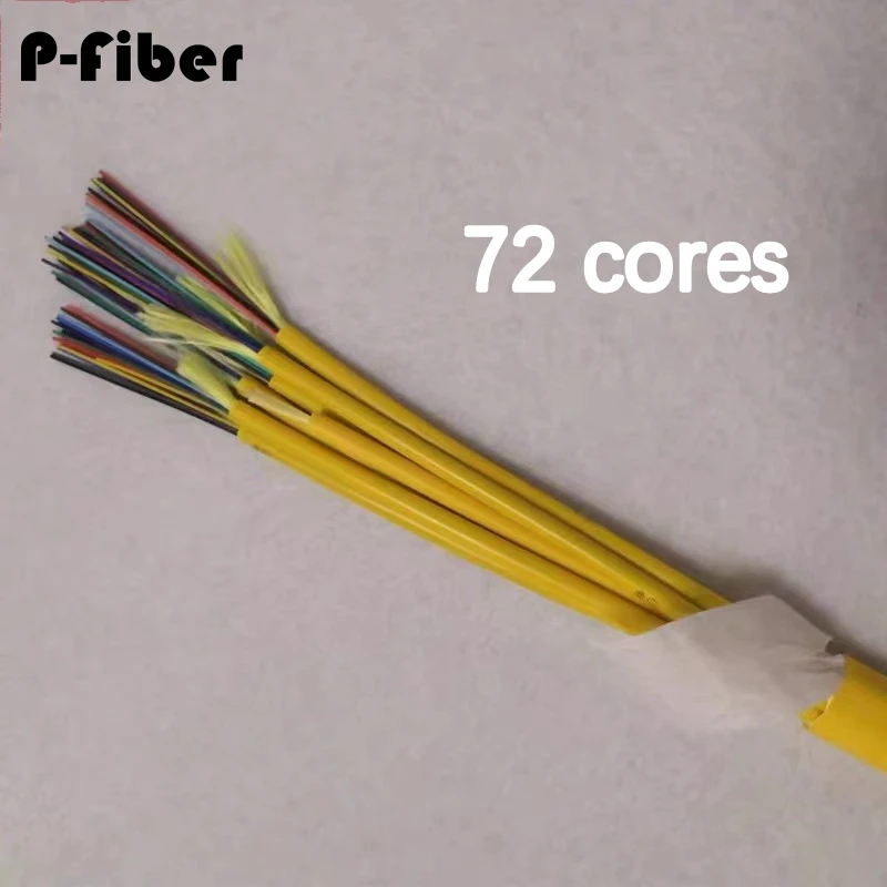 30mtr 72 cores bundle optical fiber cable SM G652D G657A indoor cable ...