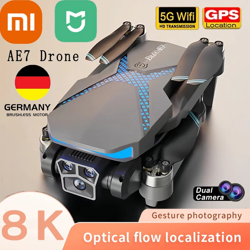 XIAOMI-MIJIA-AE7-Drone-profissional-com-GPS-motor-sem-escova-posicionamento-de-fluxo-ptico ...