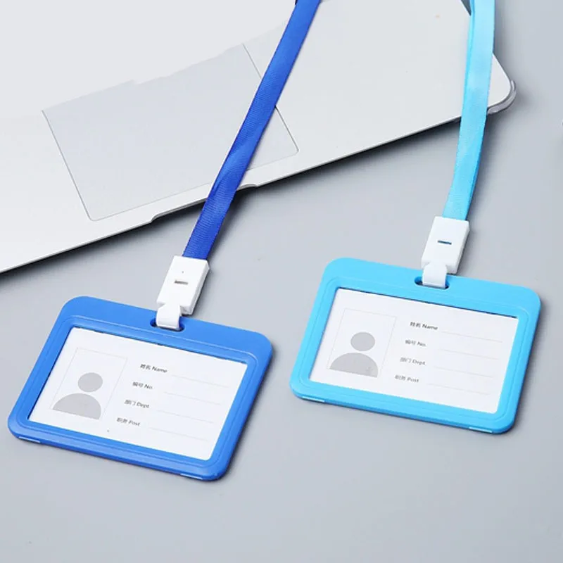 Name-ID-Badge-Holder-Employee-s-Pass-Work-Card-Cover-Sleeve-for-Staff ...