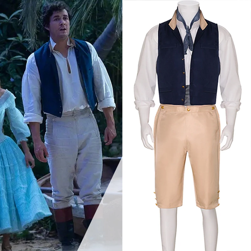 Prince-Eric-Cosplay-Costume-Disney-The-Little-Mermaid-Prince-Eric ...