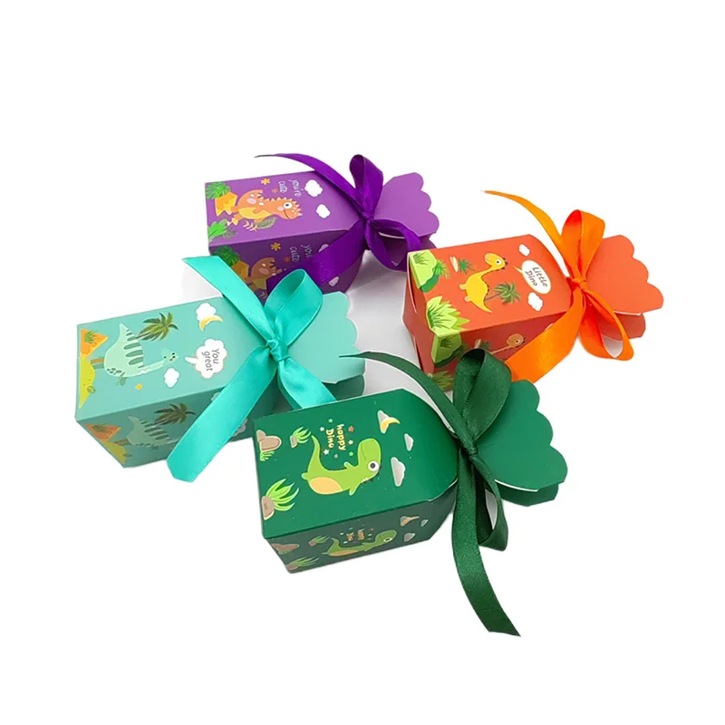 10Pcs-Dinosaur-Cartoon-Candy-Box-Fishtail-Vase-Favor-Gift-Box-Baby ...