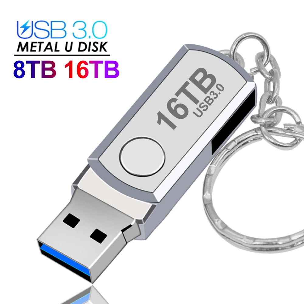 High-Speed-USB-Flash-Drives-Metal-Cle-Pen-Drive-Chaveiro-USB-de-Mem-ria ...