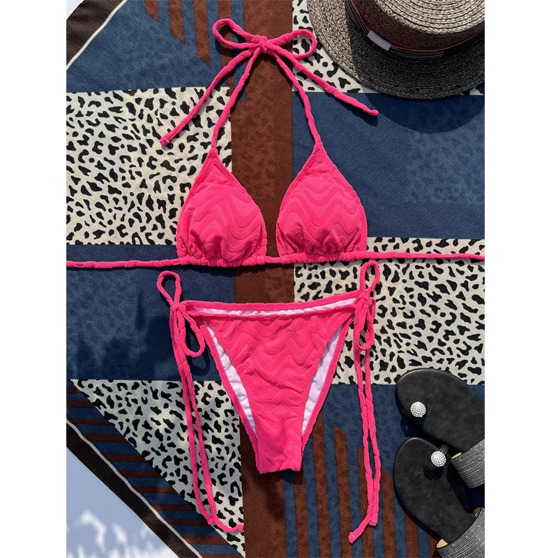 Mini-Bandage-Swimwear-Beach-Wear-Low-Waist-White-Tankini-Woman-Sexy-set ...