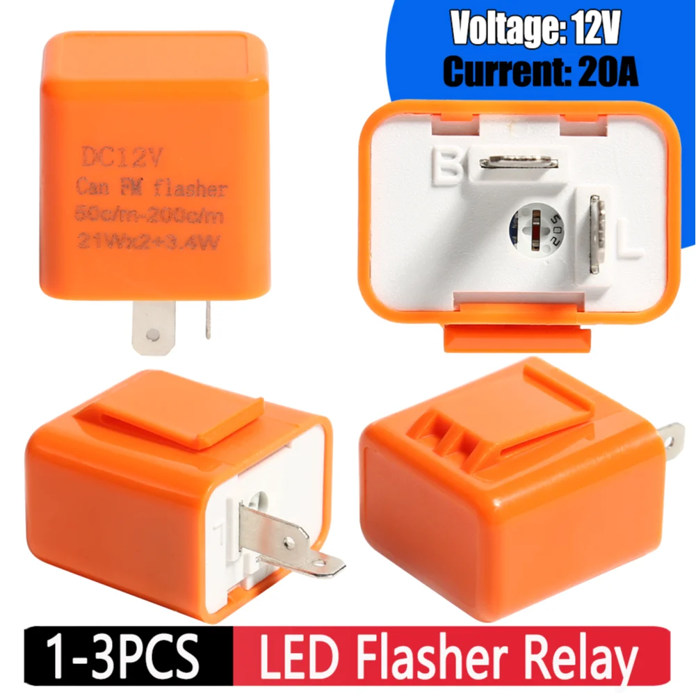 LED-Flasher-Relay-Motorcycle-Motorbike-2-Pin-Adjustable-LED-Indicator ...