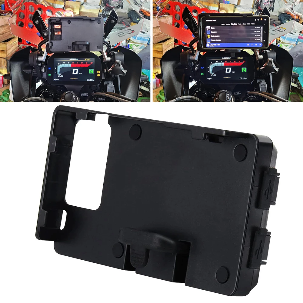 For-BMW-R1200GS-F800GS-F700GS-Phone-Mount-Holder-Navigation-Bracket ...