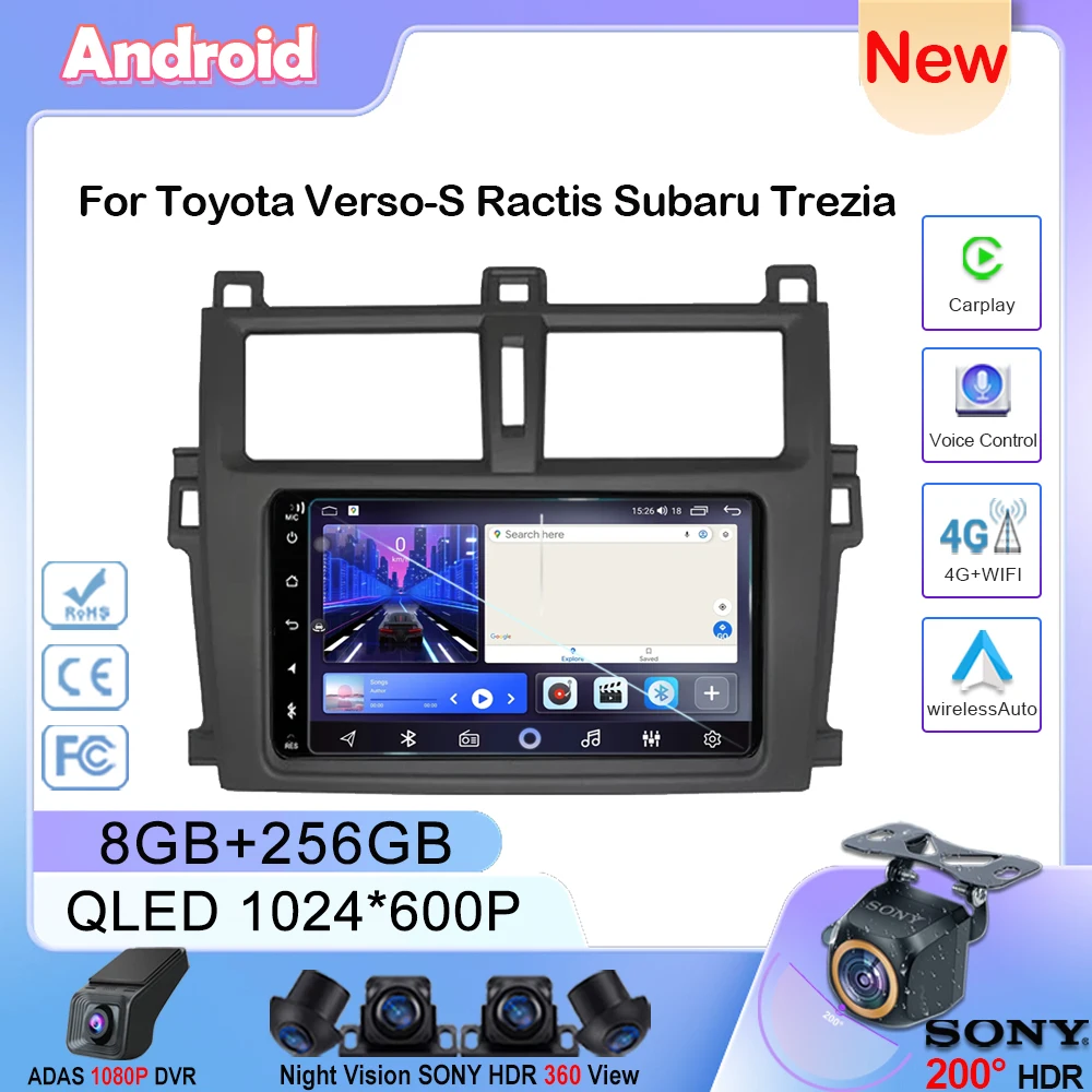 Car-DVD-For-Toyota-Verso-S-Ractis-Subaru-Trezia-Android-Auto-Radio ...