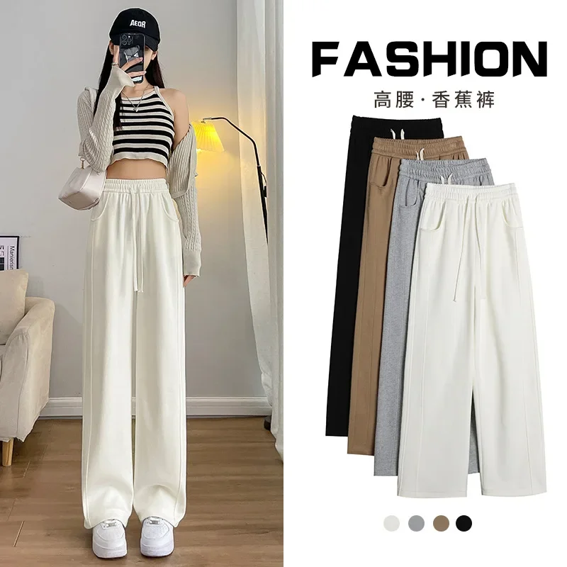 Winter-Warm-Women-s-Fashion-Slim-Pants-Women-Loose-Wide-Leg-Pants-High ...
