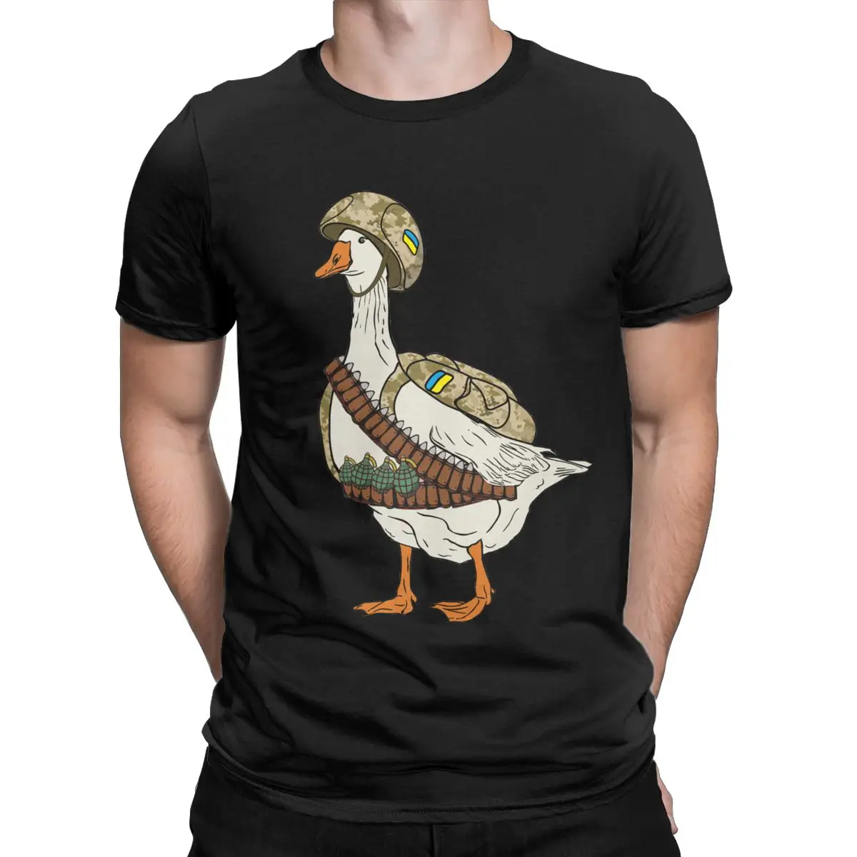 Ukrainian-Combat-Goose-Military-Army-Solder-Funny-Ukrainian-Defender-of ...