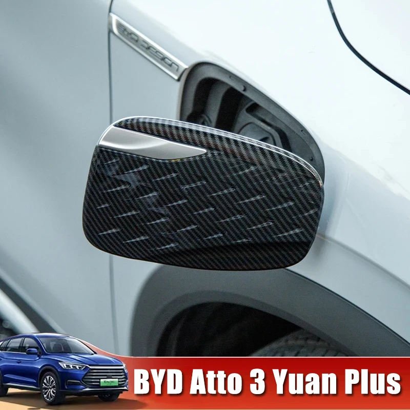 For BYD ATTO3 Yuan Plus 2022 2023 Car Charging Port Decorative Cover ...