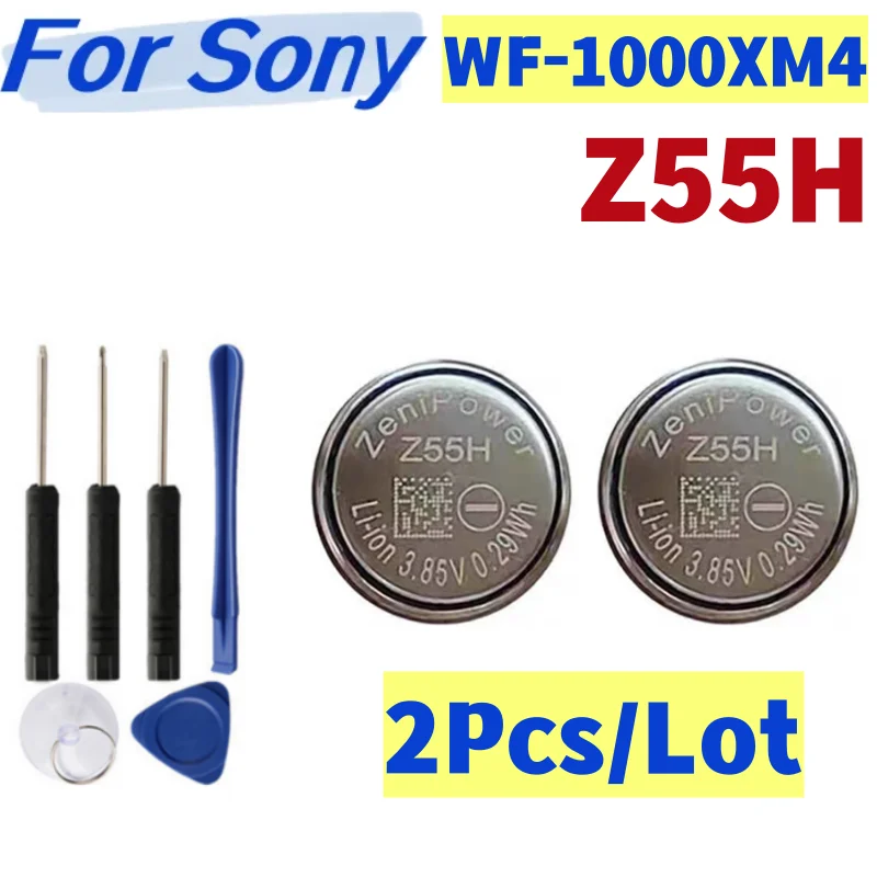 2pcs/lot New Z55H ZeniPower replacement CP1254 1254 for Sony WF-1000XM4 ...