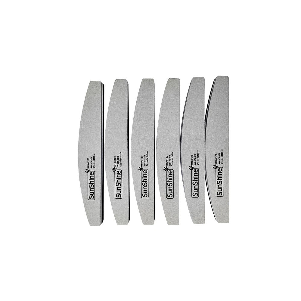 SunShine-10Pcs-lot-Professional-Nail-File-Sponge-File-Half-Moon-Nail ...