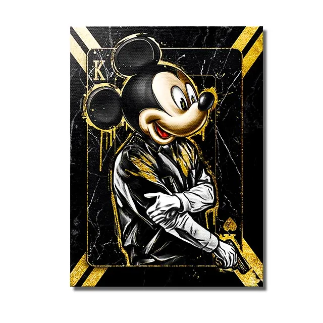 Gangster Mickey Mouse And Minnie