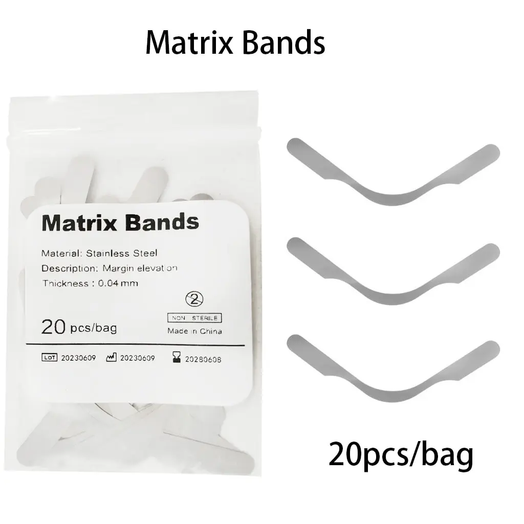 20Pcs-Dental-Matrix-Bands-Tofflemire-Stuck-Gingival-Wall-Lift-Large ...