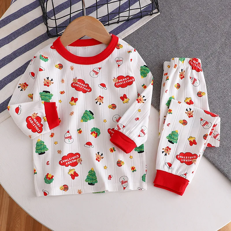 2023-Autumn-New-Children-Jacquard-Cotton-Suit-Boys-Girls-Long-sleeved ...