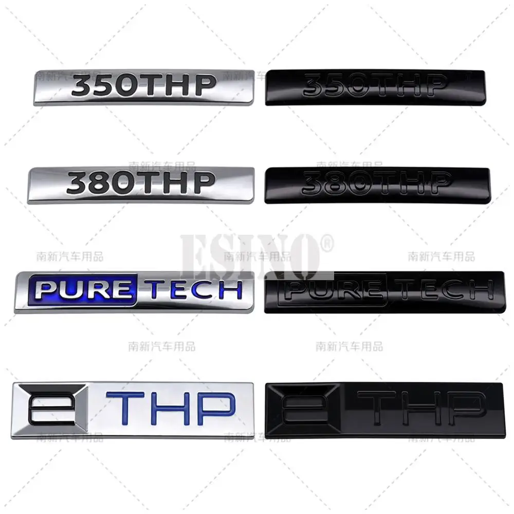 Car-Styling-350-THP-380-THP-E-THP-Pure-Tech-3D-ABS-Adhesive-Emblem ...