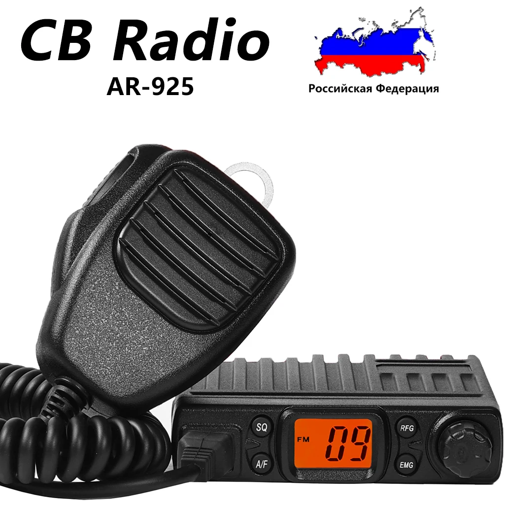 AR-925-Citizen-Band-27MHz-4-8W-AM-FM-CB-Radio-Shortwave-HF-Walkie ...