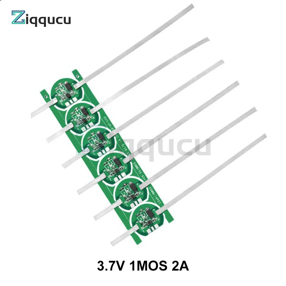 BMS Protection Board with Solder Belt for 1S 3.2V 3.7V 21700 Li-ion ...