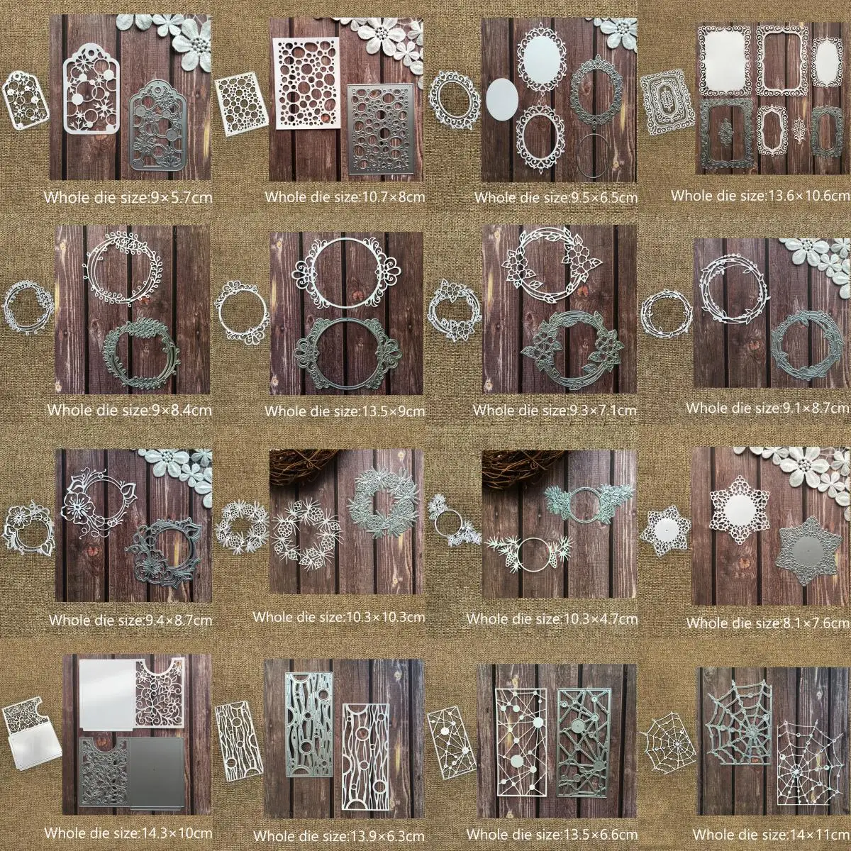 New-Design-Craft-Metal-Cutting-Die-cut-dies-16kinds-wreath-round-lace ...