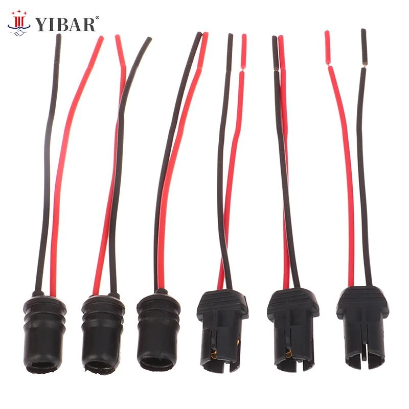 10pcs DC12V T10 W5W 194 168 Socket Marker Light Holder Connector Wire ...
