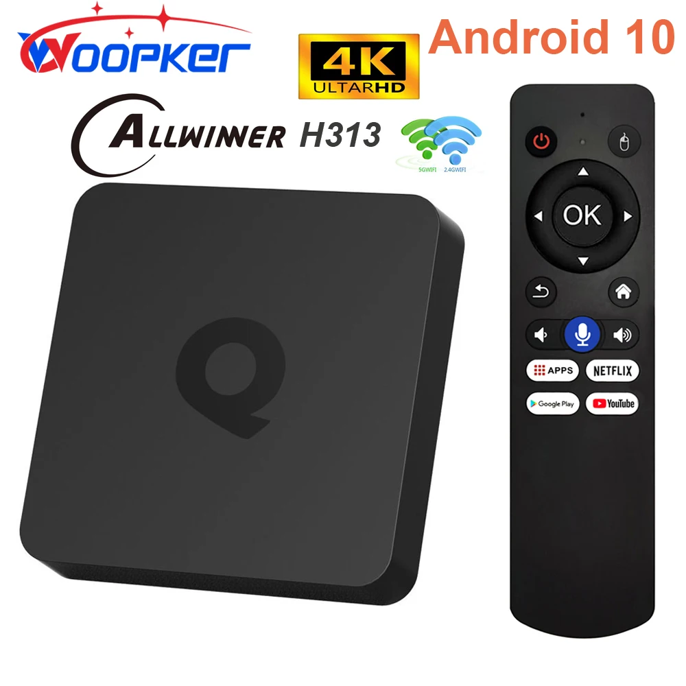 Woopker-Q1-TV-Box-Allwinner-H313-Android-10-2GB-16GB-Dual-Wifi-BT-4K ...
