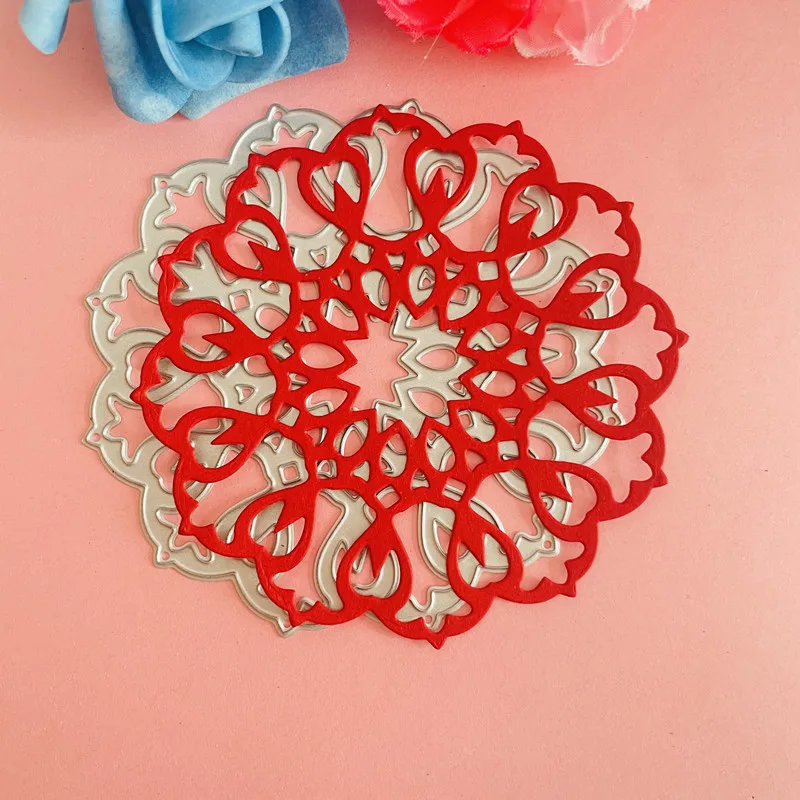 round-lace-doily-frame-decoration-die-Metal-Cutting-Dies-DIY-Scrapbook ...