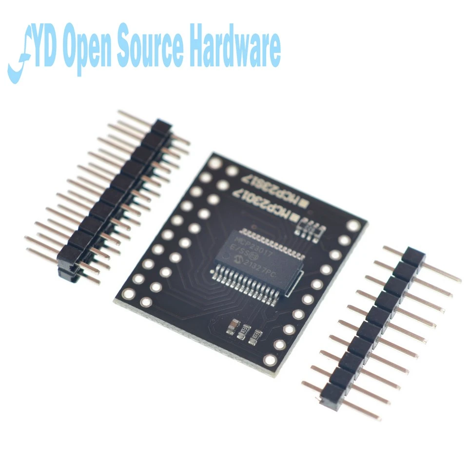 1pcs Mcp23017 Serial Interface Module Iic I2c Spi Mcp23s17 Bidirectional 16-bit I/o Expander ...