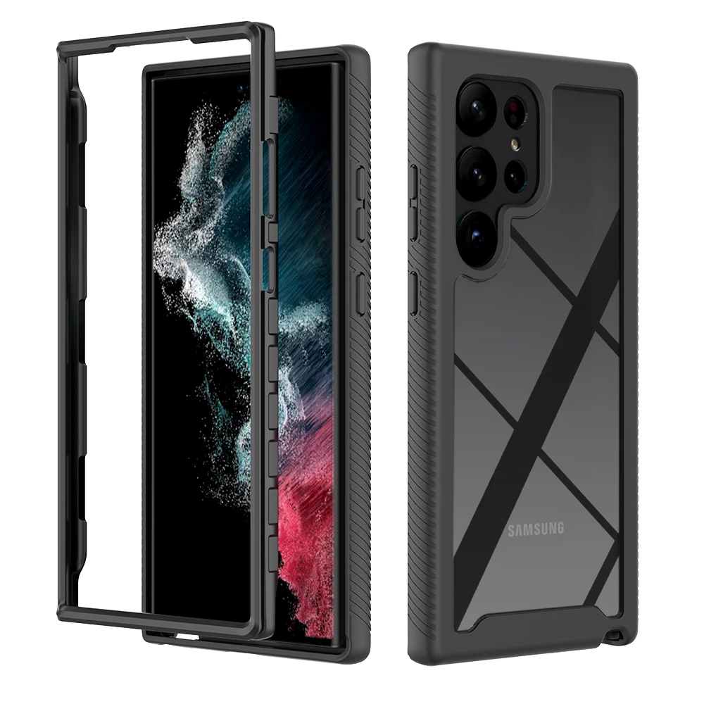 Rugged-Armor-Hard-Plastic-TPU-Frame-Shockproof-Case-For-Samsung-Galaxy ...