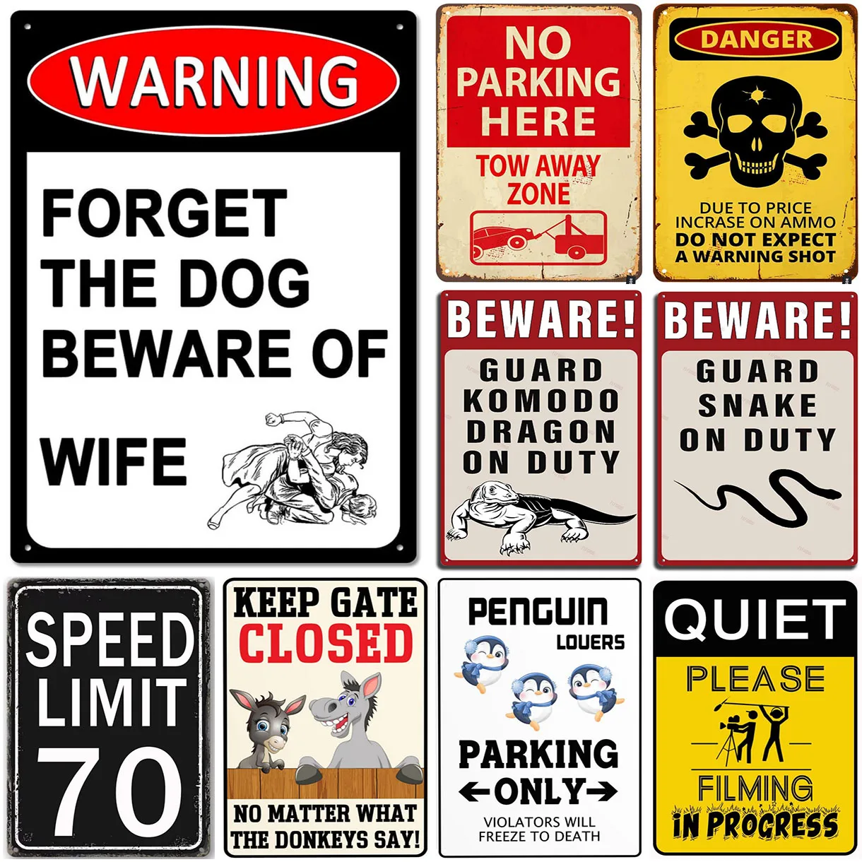 Beware-of-Metal-Tin-Signs-Caution-Warning-for-Street-Lawn-Neighborhoods ...