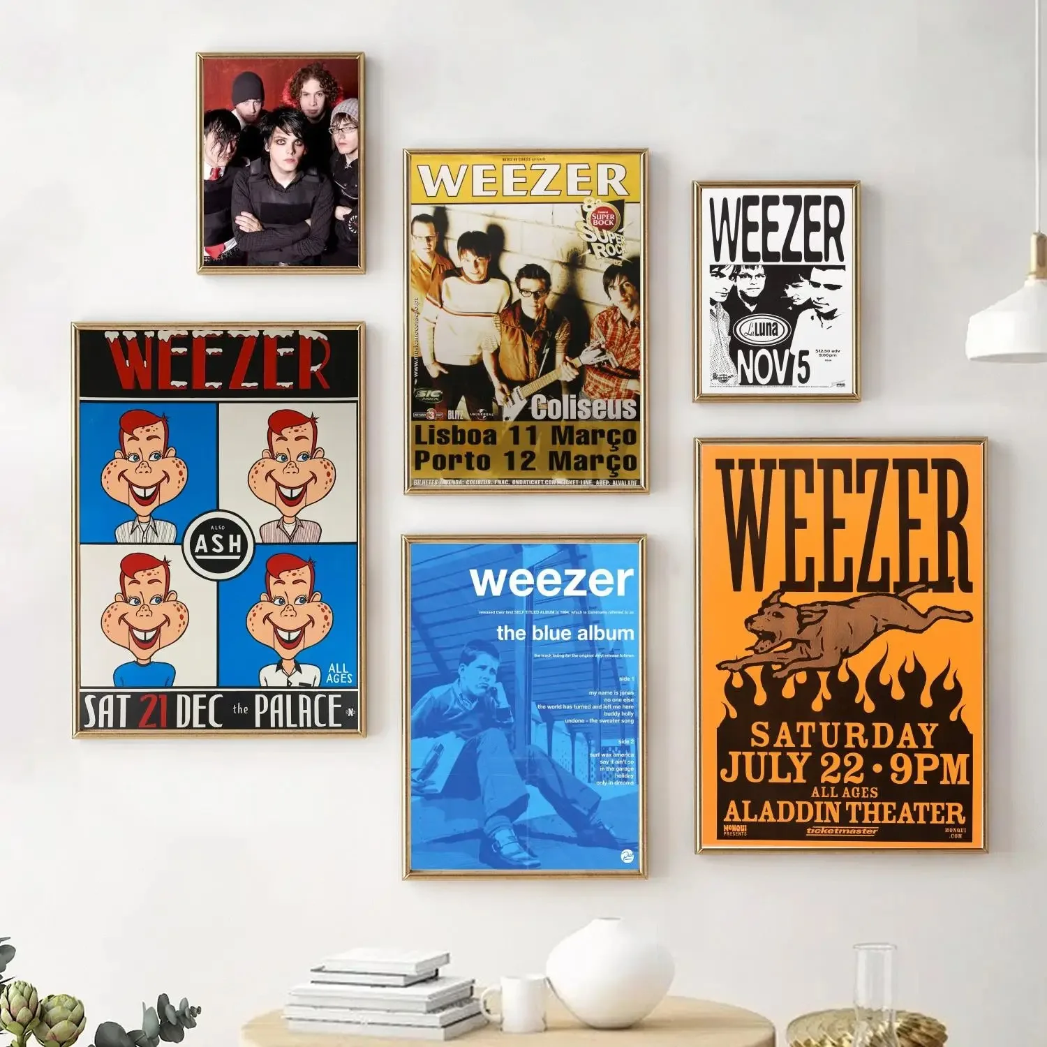 Weezer Poster Decorative Painting Canvas Painting Poster Wall Art ...