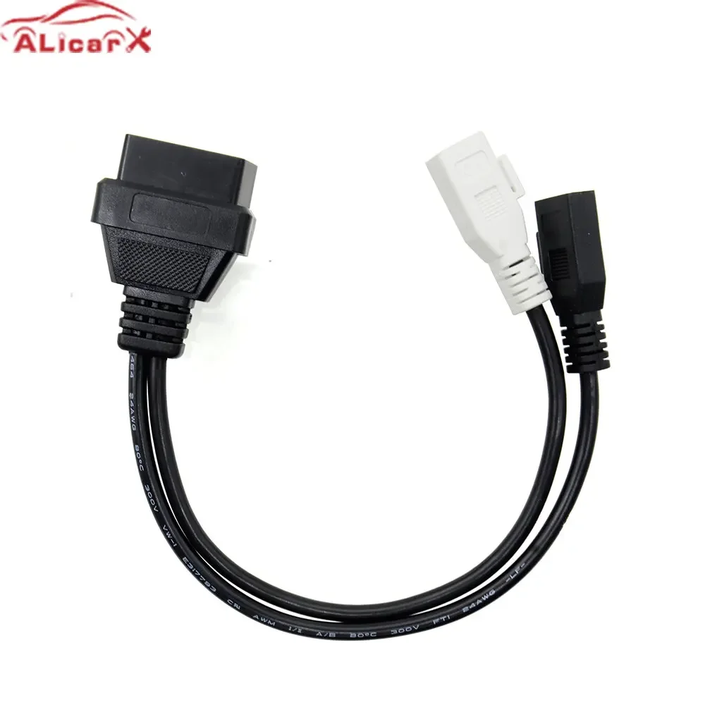 ForAudi-car-connect-cable-2x2pin-OBD-OBD2-Car-Diagnostic-Cable-2P-2P ...