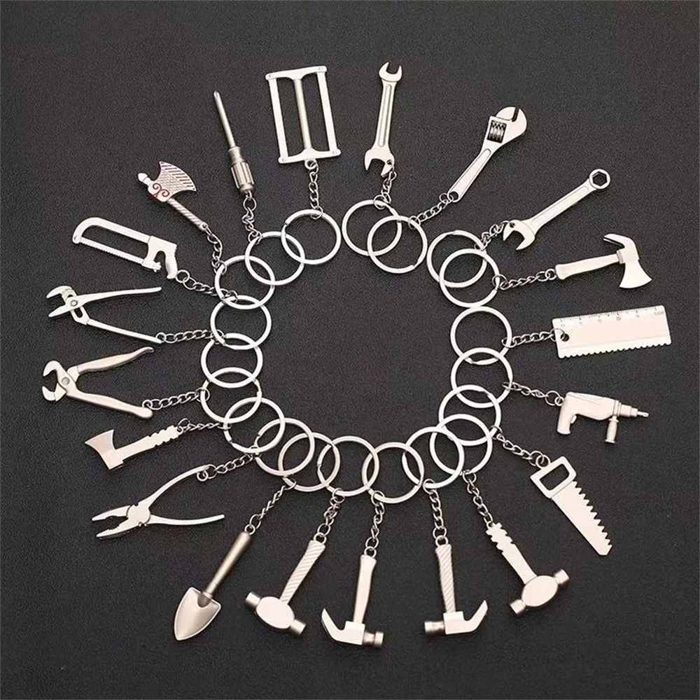 Keychains For Men Car Bag Keyring Outdoor Combination Tool Portable ...