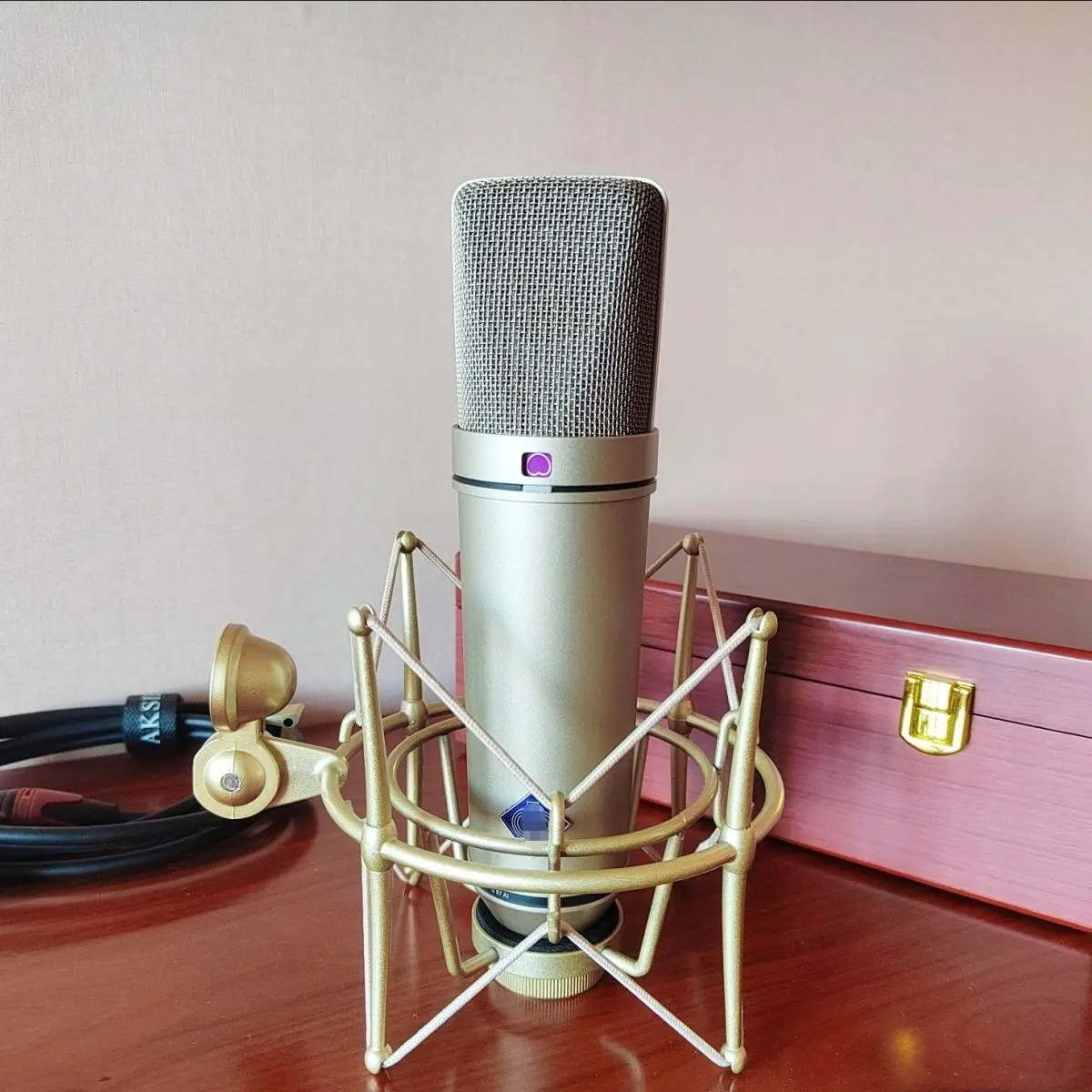 High-end DIY replica U87ai microphone condenser studio/podcast/live ...